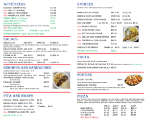 Georgios Pizza – Reataurant website